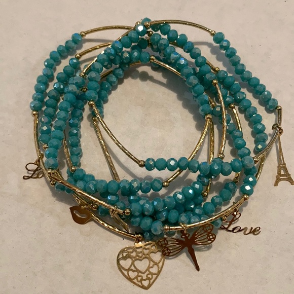 Jewelry | New Light Blue Bracelet Set | Poshmark